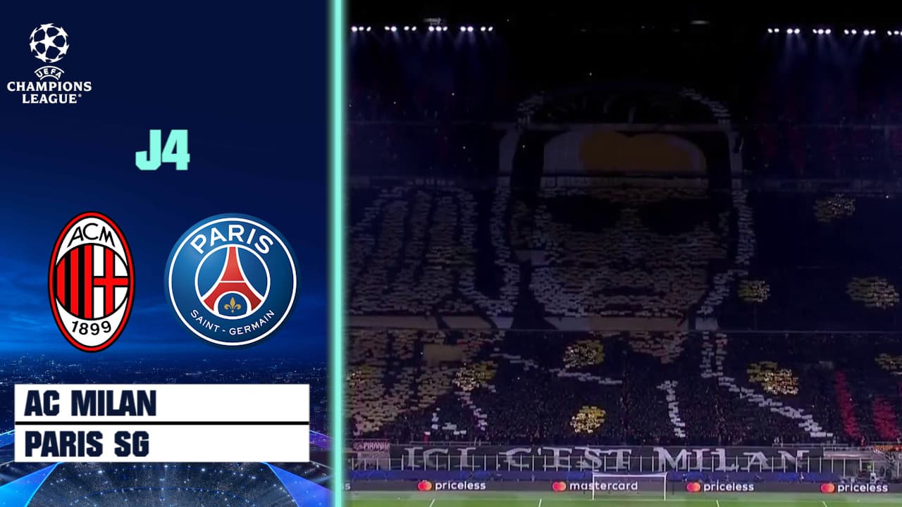 AC Milan - PSG : L'ambiance énorme pour l'entrée des équipes