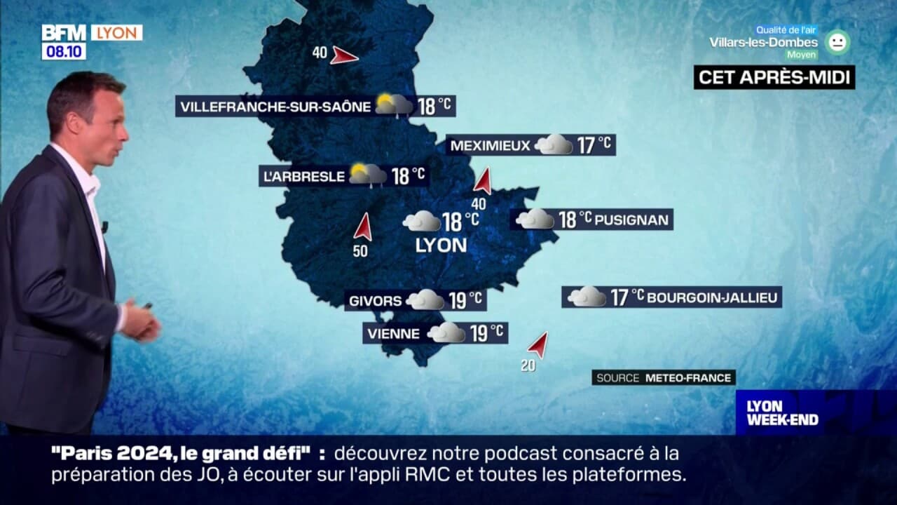 Météo Rhône: un ciel voilé avant le retour de la pluie dans la soirée ...