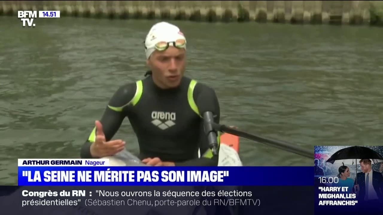 "La Seine ne mérite pas l'image qu'on lui donne": le fils d'Anne ...