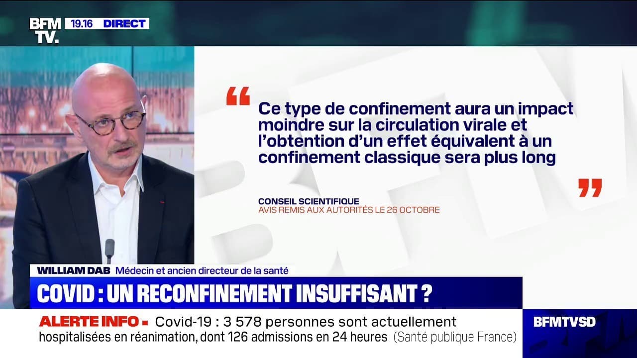 William Dab (ancien directeur de la Santé) sur le reconfinement: "On ne ...