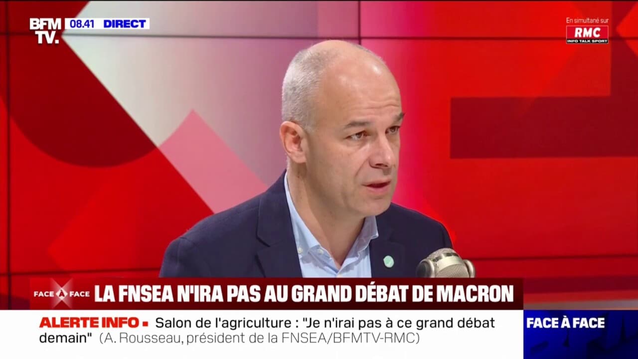 Arnaud Rousseau: "J'attends du président de la République qu'il porte ...