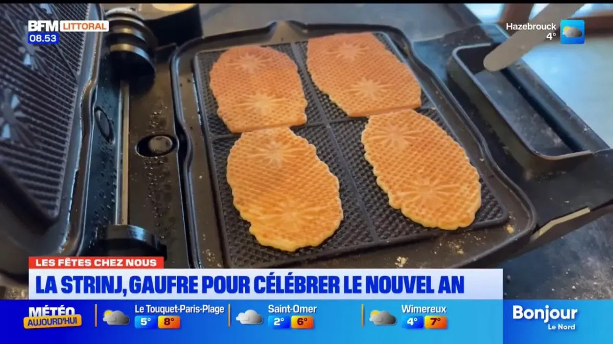 La "Strinj" : cette gaufrette typique du Nord que l'on offre pour la ...