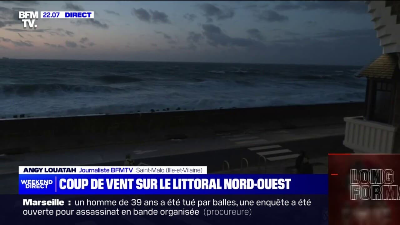 Vigilance orange vagues-submersion: marée impressionnante à Saint-Malo