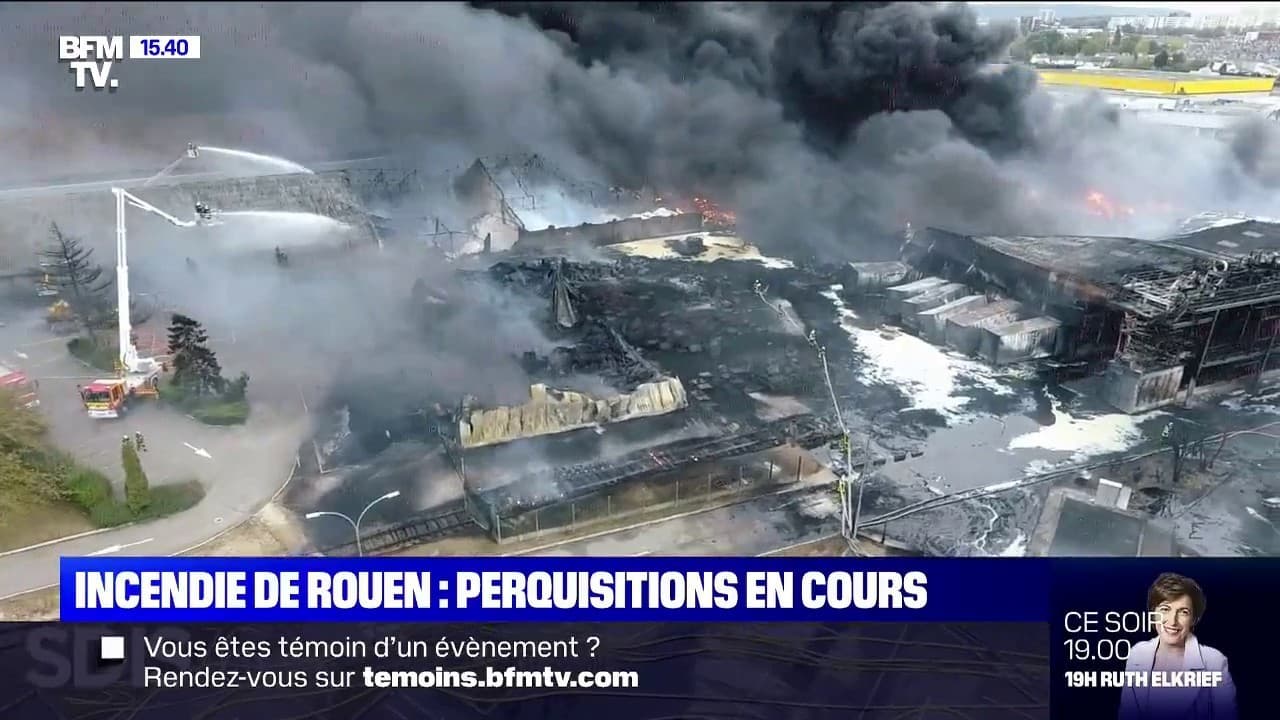 Incendie de l'usine Lubrizol à Rouen : des perquisitions sont en cours