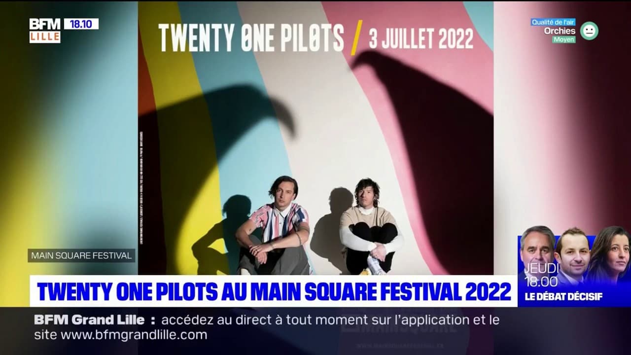 Arras: Twenty One Pilots au Main Square Festival de 2022 Arras: Twenty One Pilots au Main Square Festival de 2022