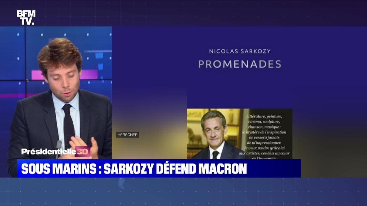 Crise des sous-marins: Sarkozy défend Macron - 21/09 Crise des sous-marins: Sarkozy défend Macron - 21/09