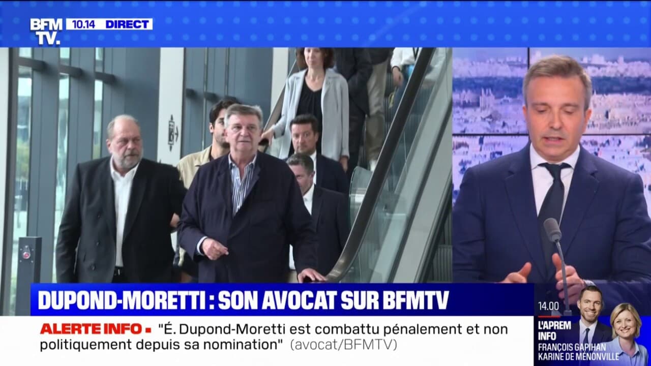 Maître Christophe Ingrain, avocat d'Éric Dupond-Moretti: "Il n'y a ...