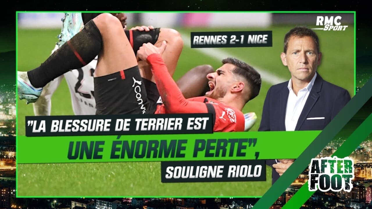 Rennes : "La blessure de Terrier est une énorme perte", souligne Riolo
