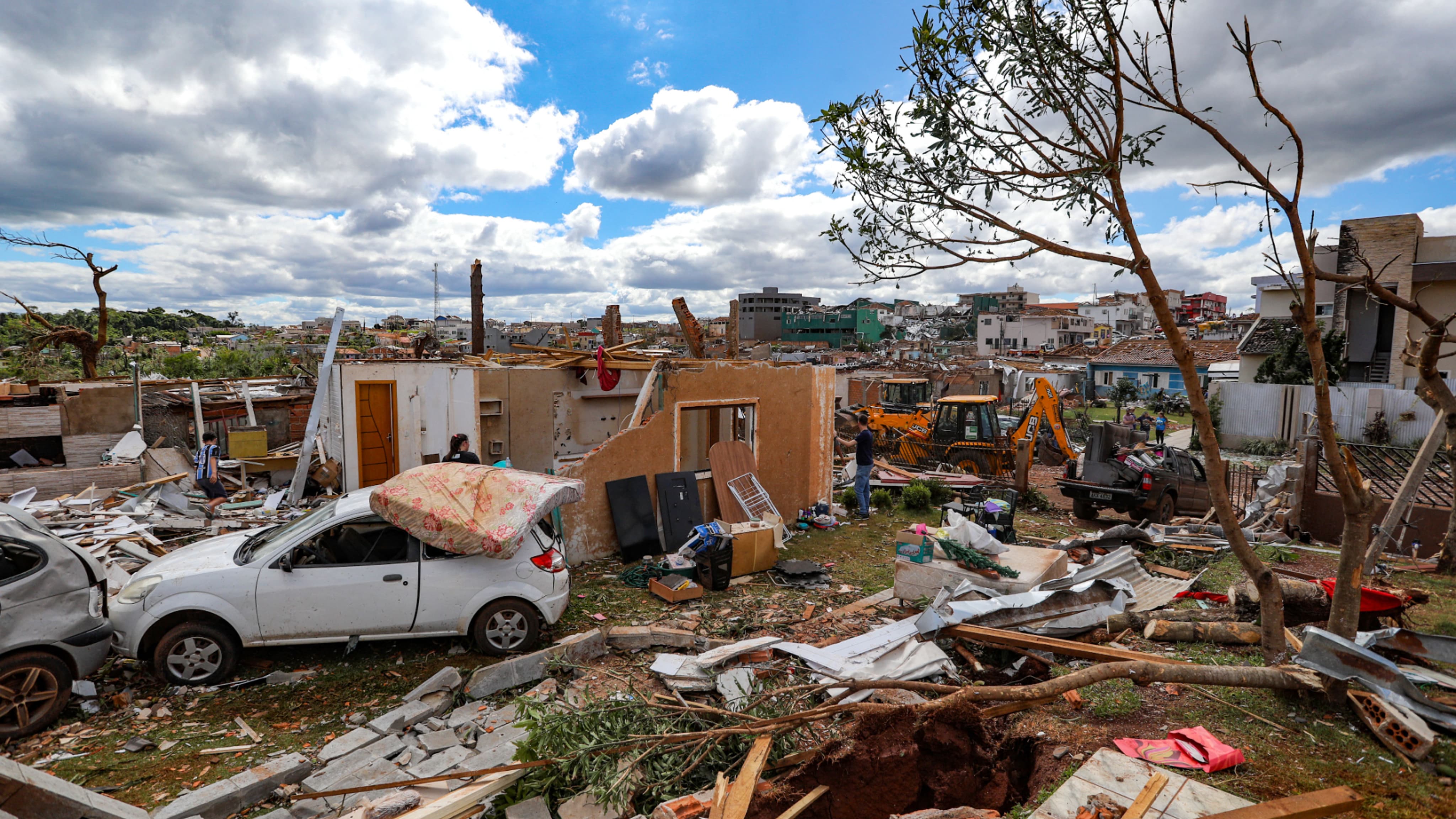 "Tout a été détruit": les images des dégâts au Brésil après le passage ...