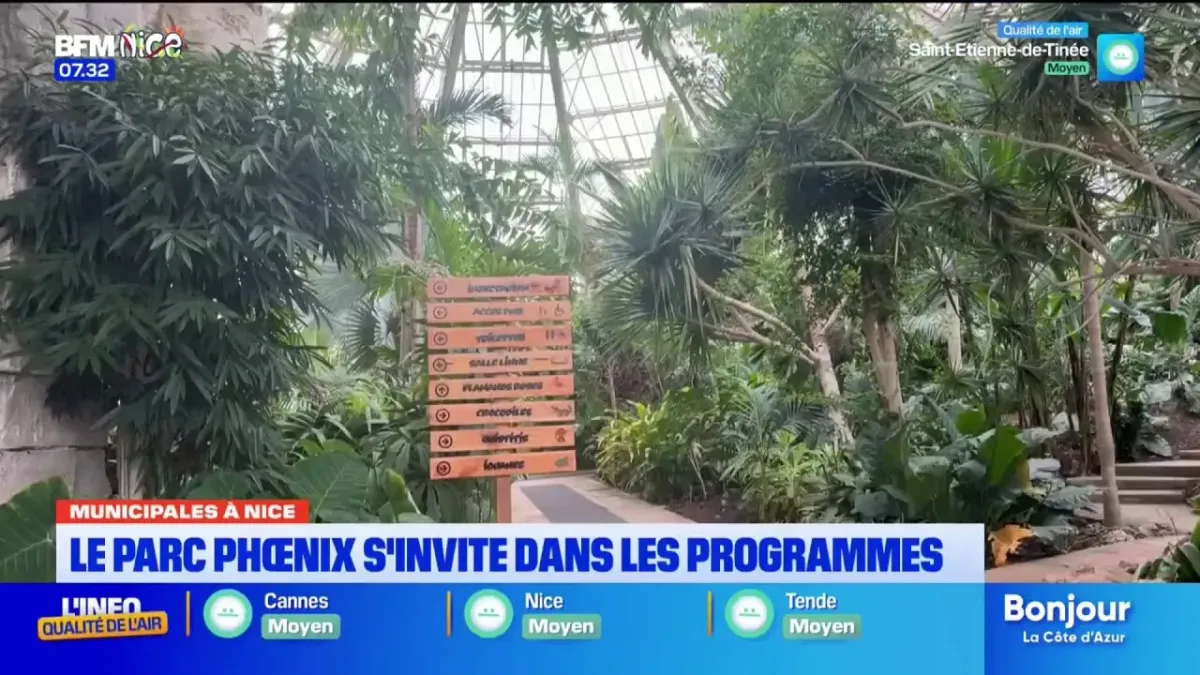 Municipales à Nice : le parc Phoenix s'invite dans les programmes