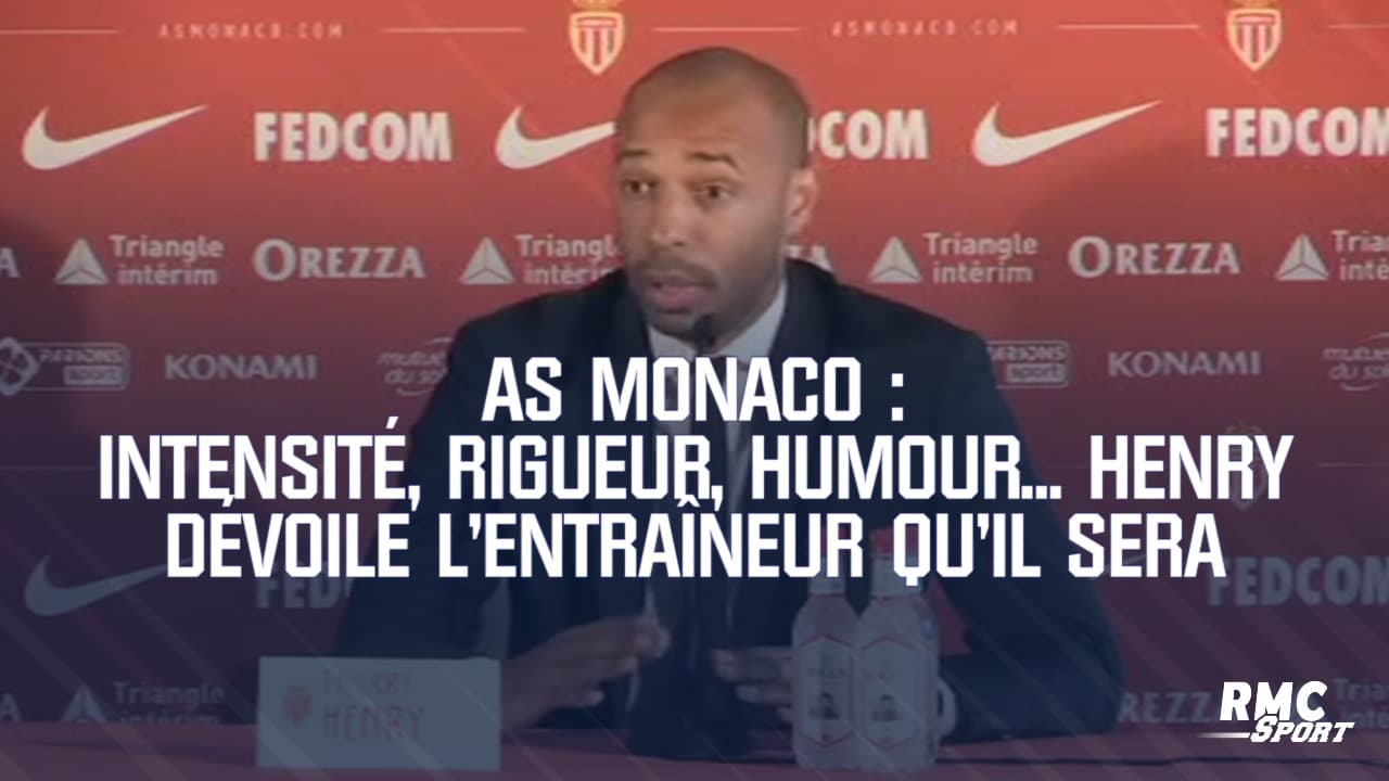 AS Monaco : Intensité, rigueur, humour... Henry dévoile l'entraîneur qu ...