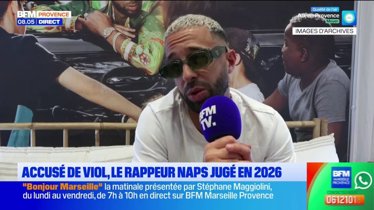 Accusé de viol, le rappeur Naps jugé en 2026