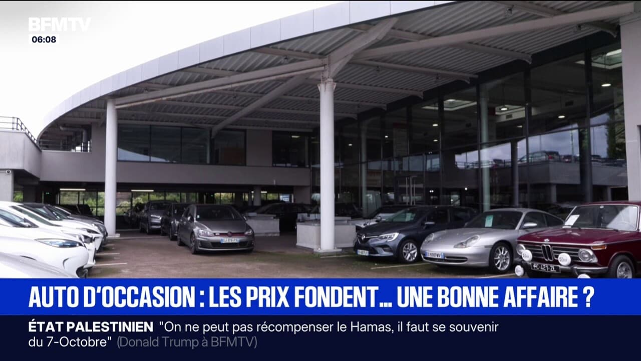 Les prix des voitures d'occasion sont en très forte baisse, notamment ...