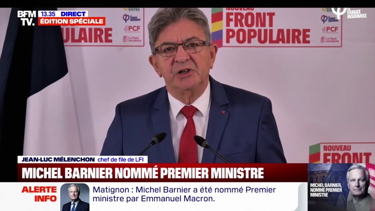 Michel Barnier nommé Premier ministre: "L'élection a été volée au ...
