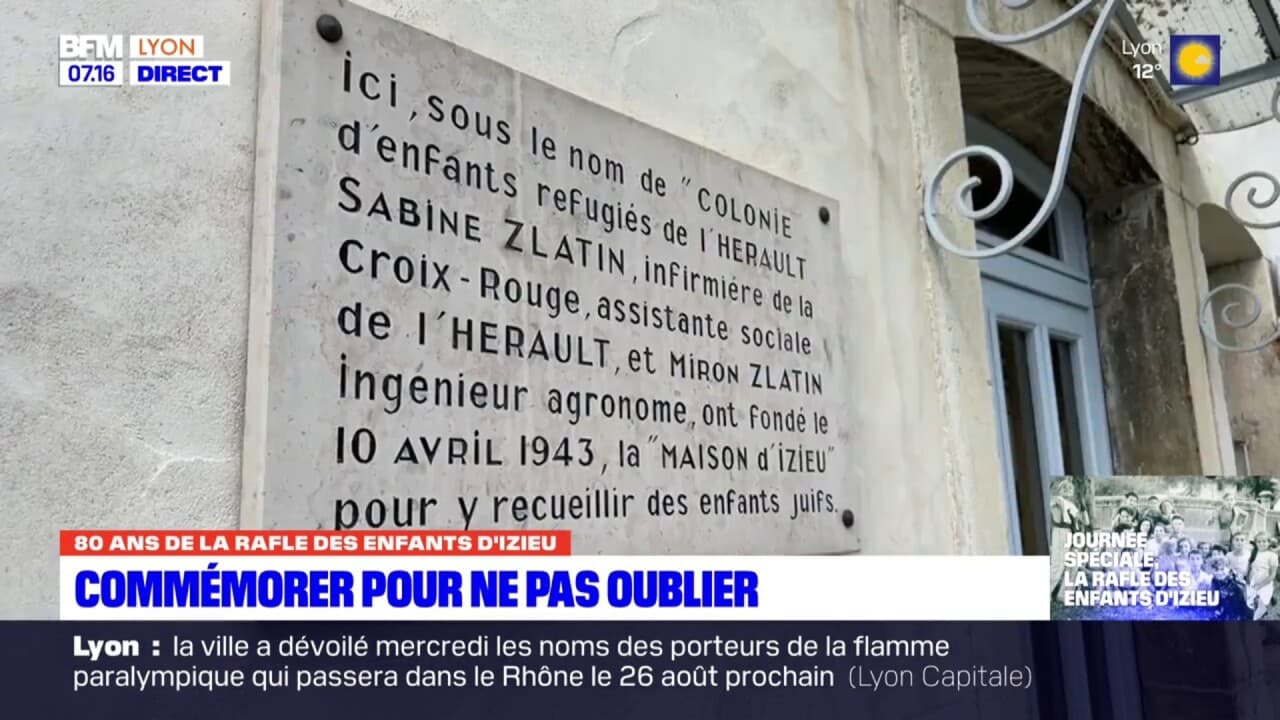80 ans de la rafle des enfants d'Izieu: quatre jours de commémoration ...