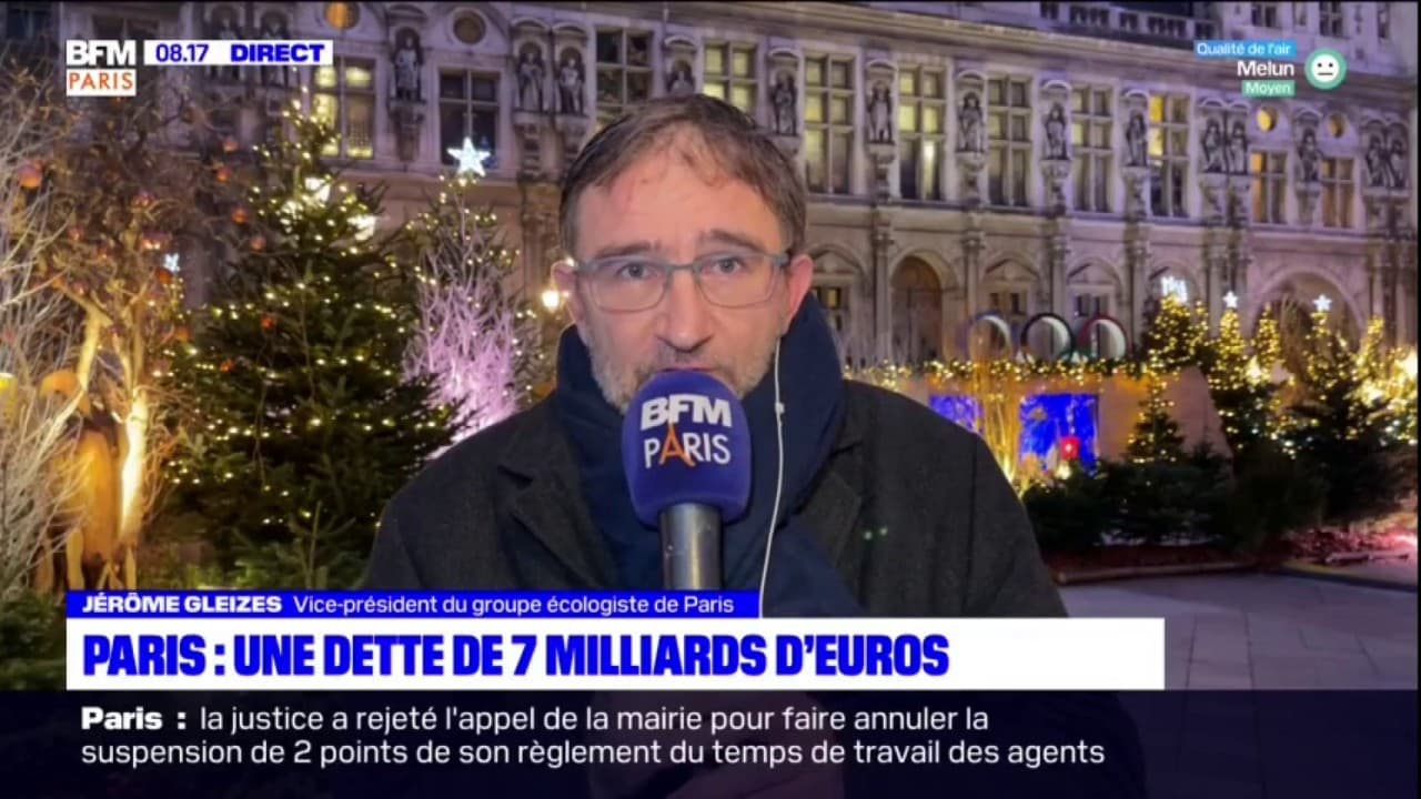 Avant l'ouverture du dernier Conseil de Paris de l'année, Jérôme ...