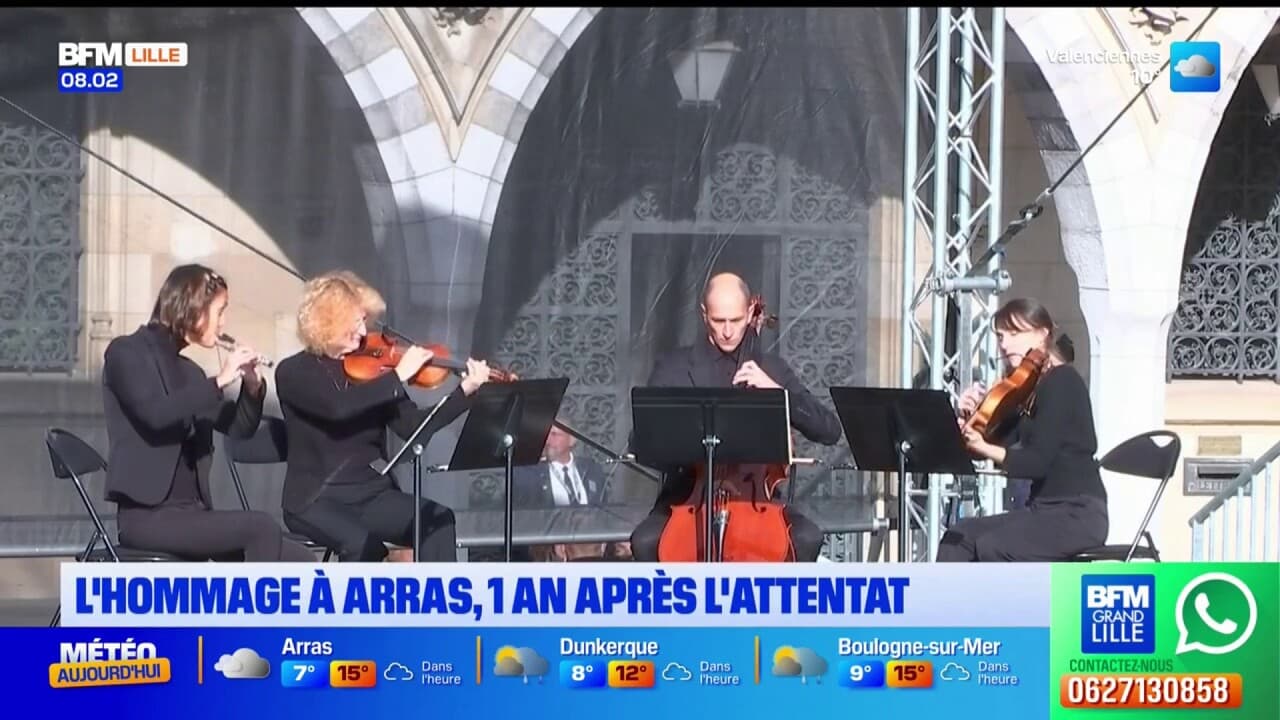 Arras: la culture au cœur de l'hommage au professeur Dominique Bernard