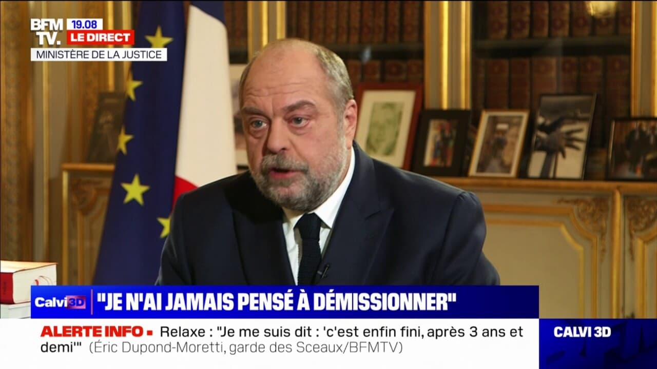 Éric Dupond-Moretti sur sa relation avec Rémy Heitz, procureur général ...