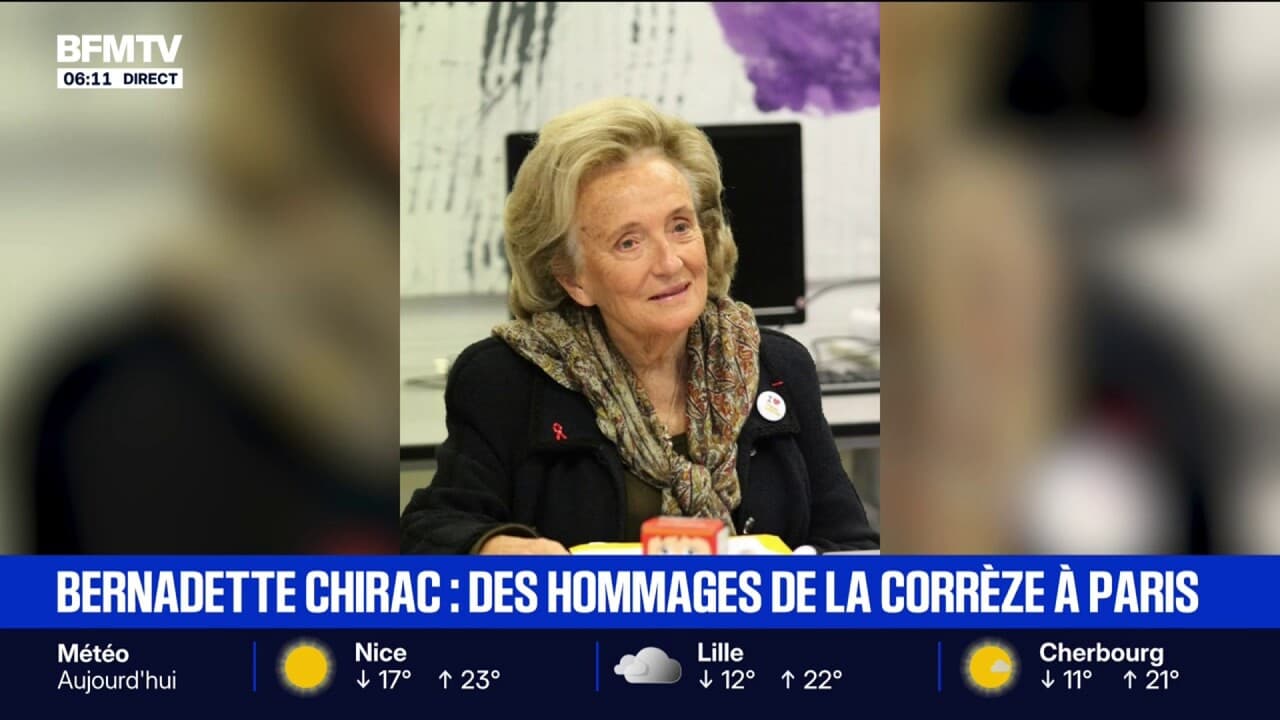 Mort de Bernadette Chirac: la Corrèze rend hommage à l'ancienne ...