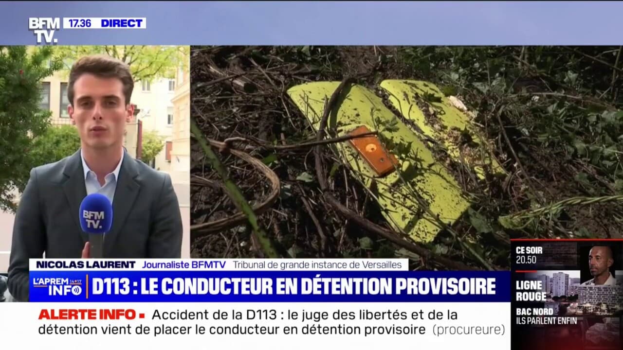 Accident mortel sur la D113: le conducteur mis en cause est placé en détention provisoire
