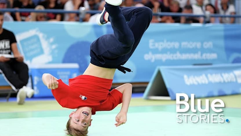 VIDÉO - Martin Lejeune, 16 ans, et vice-champion olympique de breakdance