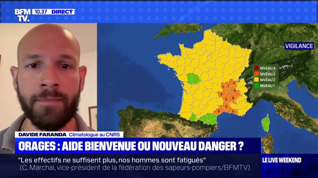 Davide Faranda, climatologue: "Les pluies orageuses ne sont pas très ...