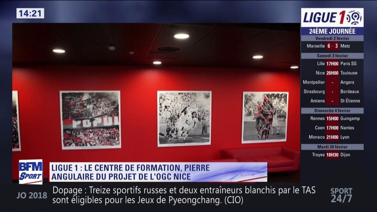Visite guidée dans le nouveau centre de formation de l'OGC Nice