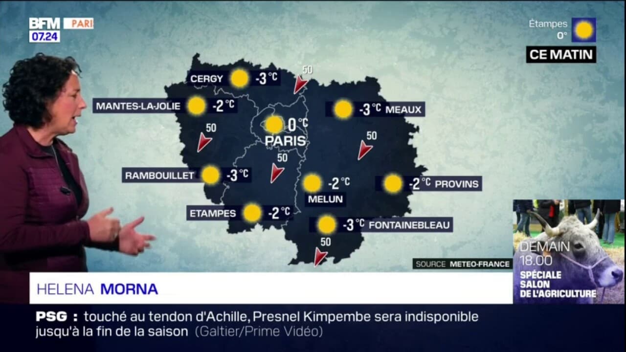 Météo Paris-Île-de-France: du soleil ce lundi, jusqu'à 8°C à Paris et à ...