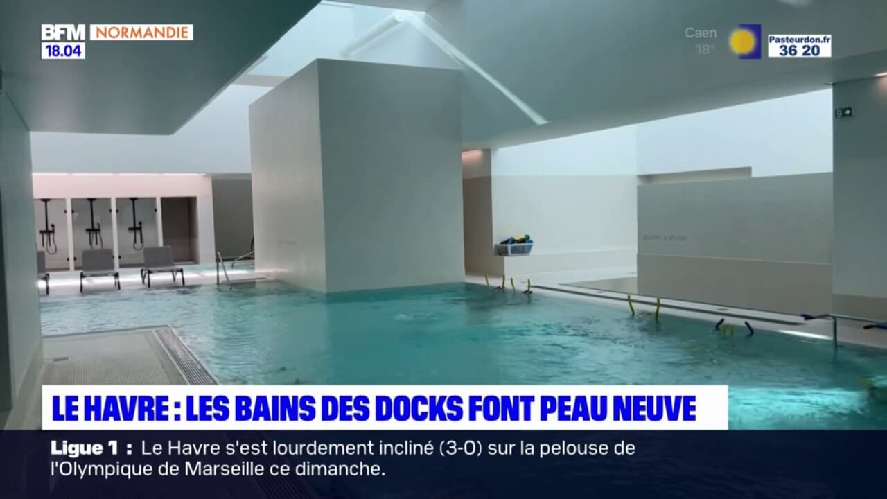 Le Havre: après 9 mois de fermeture pour travaux, les Bains des Docks ... Le Havre: après 9 mois de fermeture pour travaux, les Bains des Docks ...