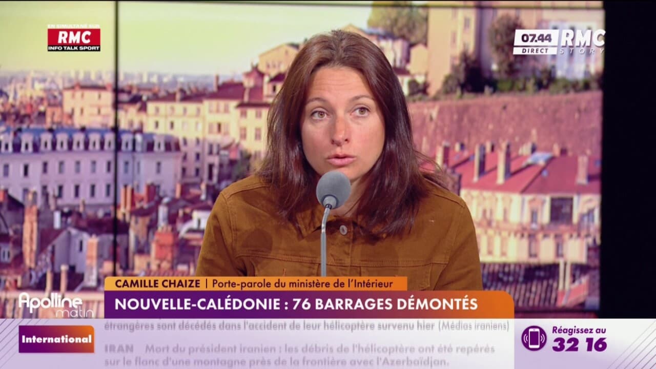 Camille Chaize, porte-parole du ministère de l'Intérieur, fait le point ...