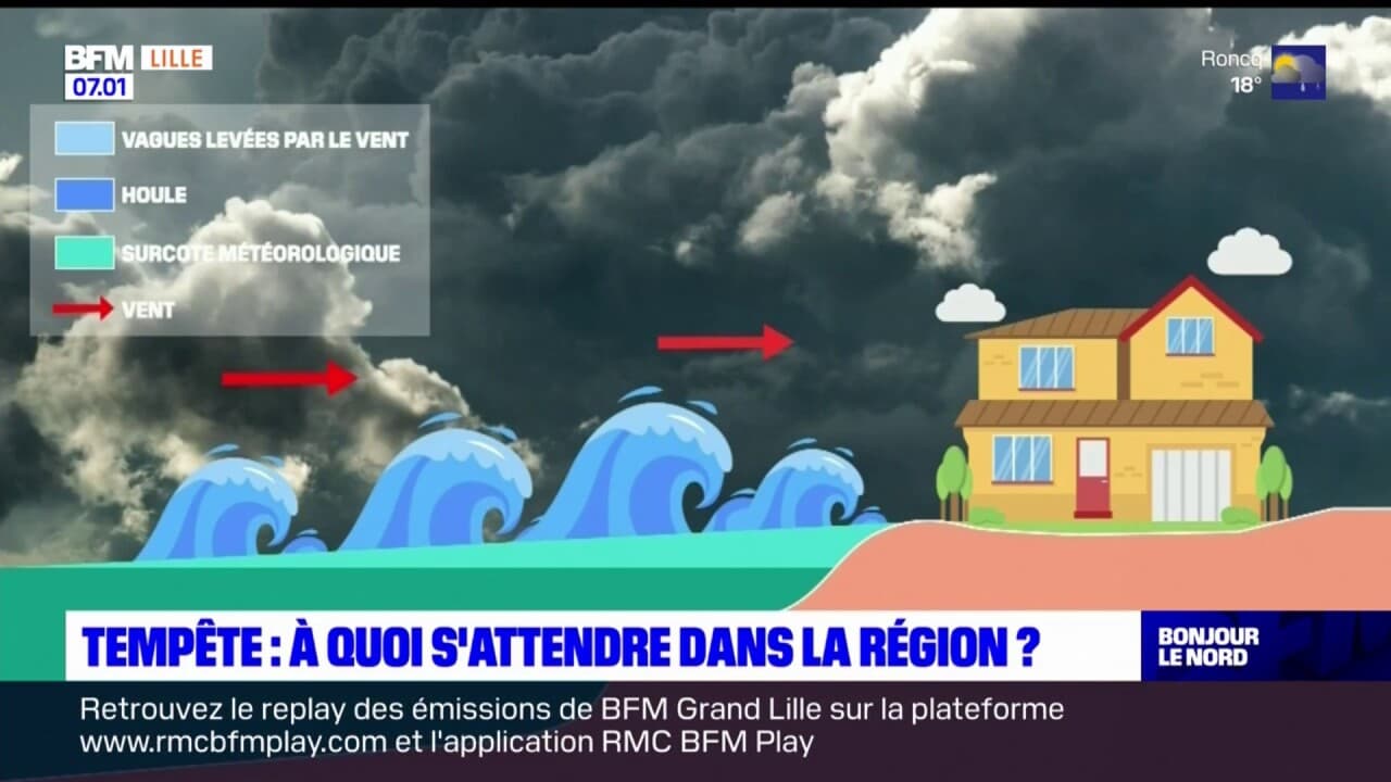 Tempête: à quoi s'attendre dans les Hauts-de-France?