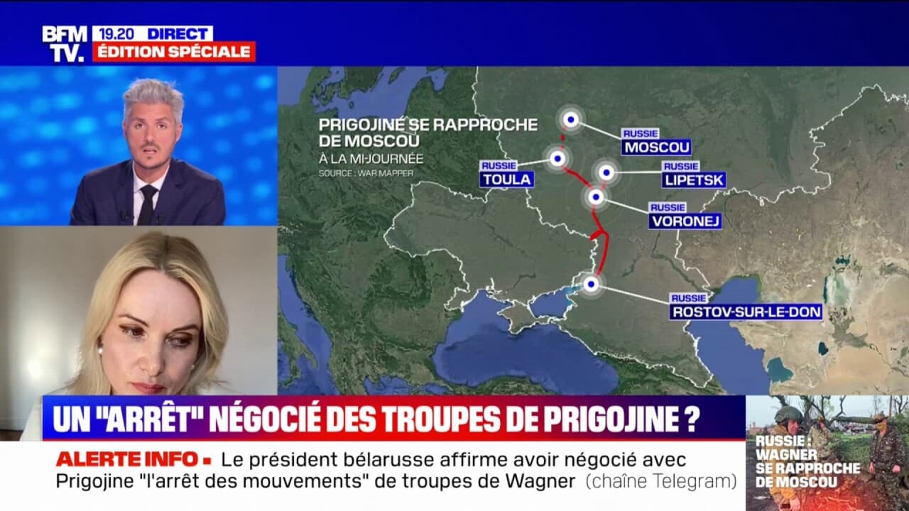 Russie: Alexandre Loukachenko affirme qu'Evguéni Prigojine a accepté d'arrêter les "mouvements ...
