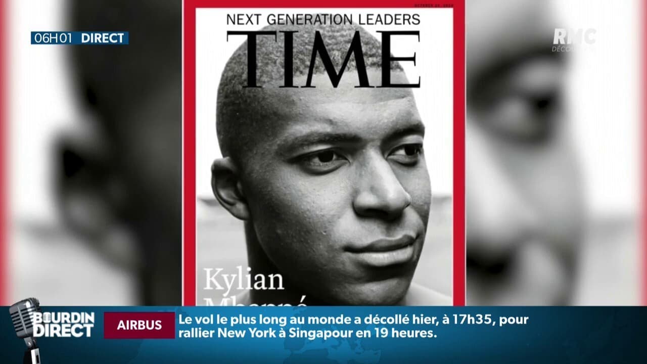 Kylian Mbappé en une du magazine Time: "C'est une très bonne stratégie ...