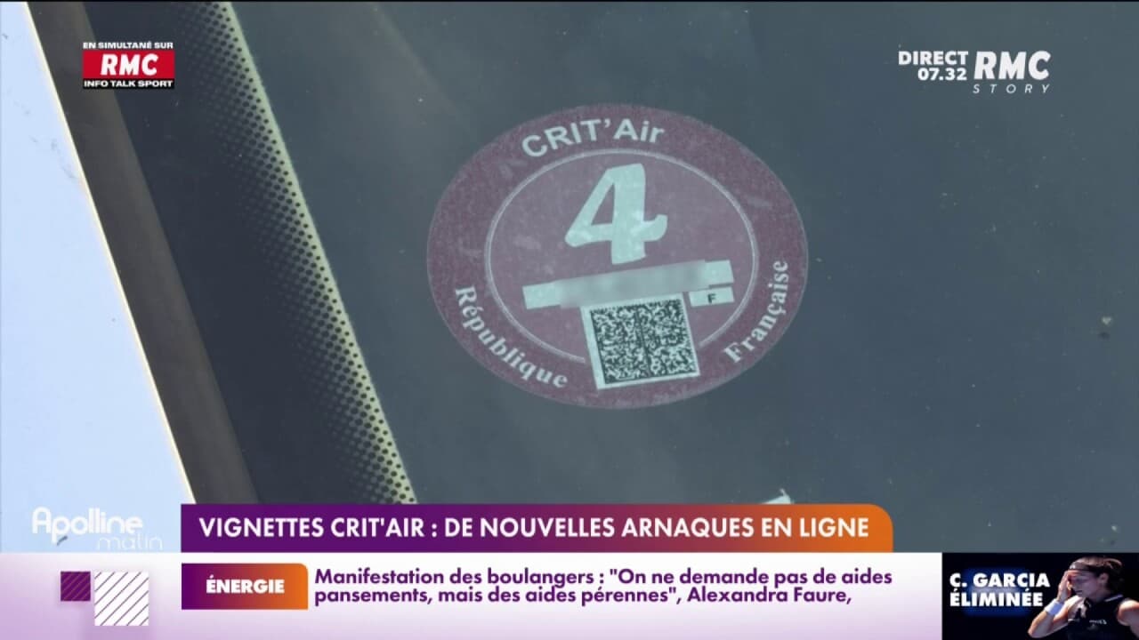 Vignettes Crit'Air: de nouvelles arnaques en ligne