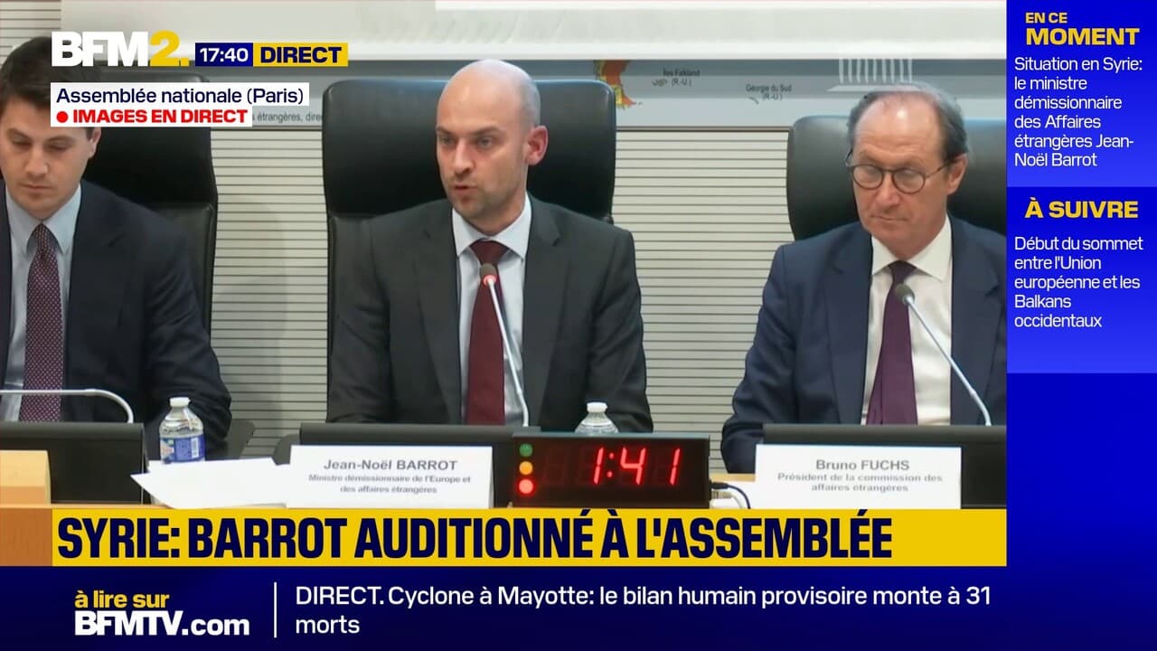 Jean-Noël Barrot: "Les ressortissants français qui ont rejoint Daech ...