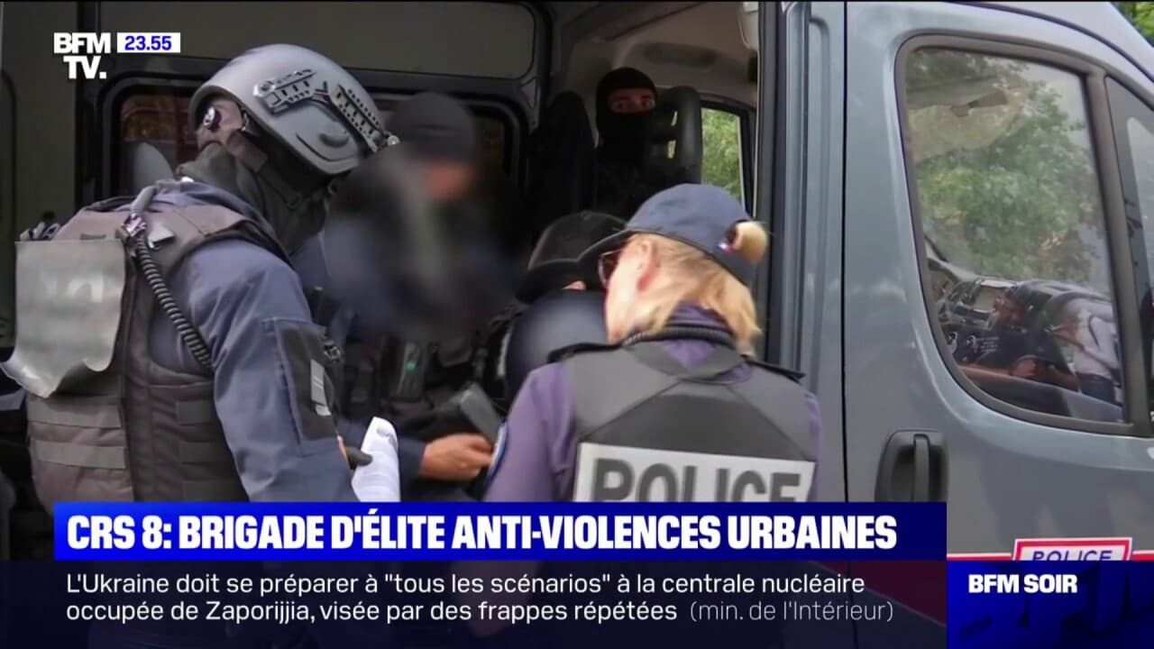 60 policiers de la CRS 8, spécialisés dans la lutte contre les ...