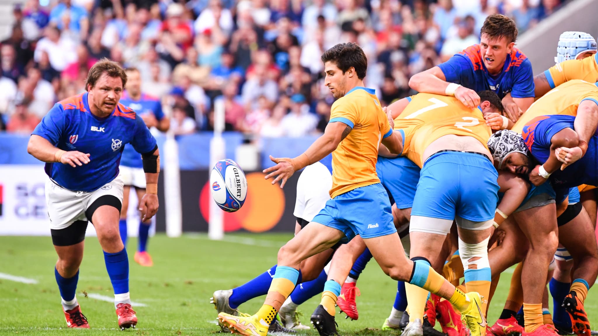 EN DIRECT - Coupe du monde de rugby: l'Uruguay renverse la Namibie après un gros combat