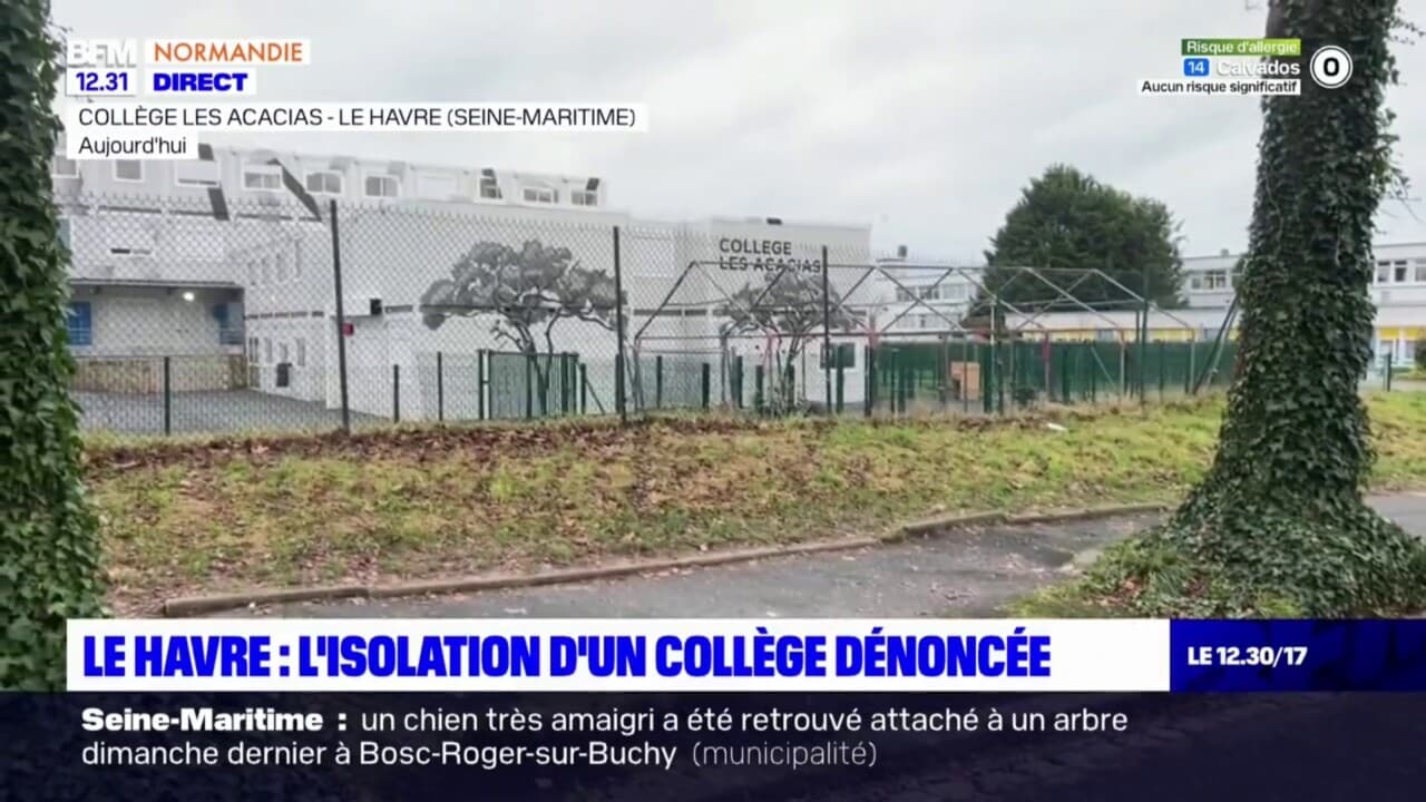 Le Havre: l'isolation du collège Les Acacias dénoncée avec des ...