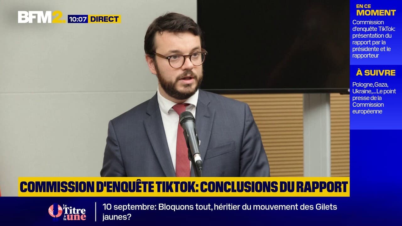"TikTok est dangereux": la commission d'enquête sur TikTok dévoile son ...