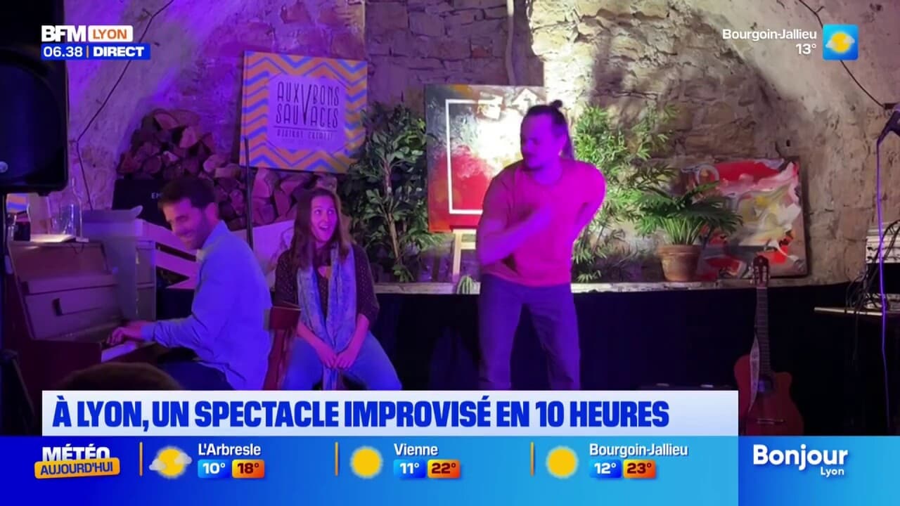 À Lyon, un spectacle improvisé en 10 heures
