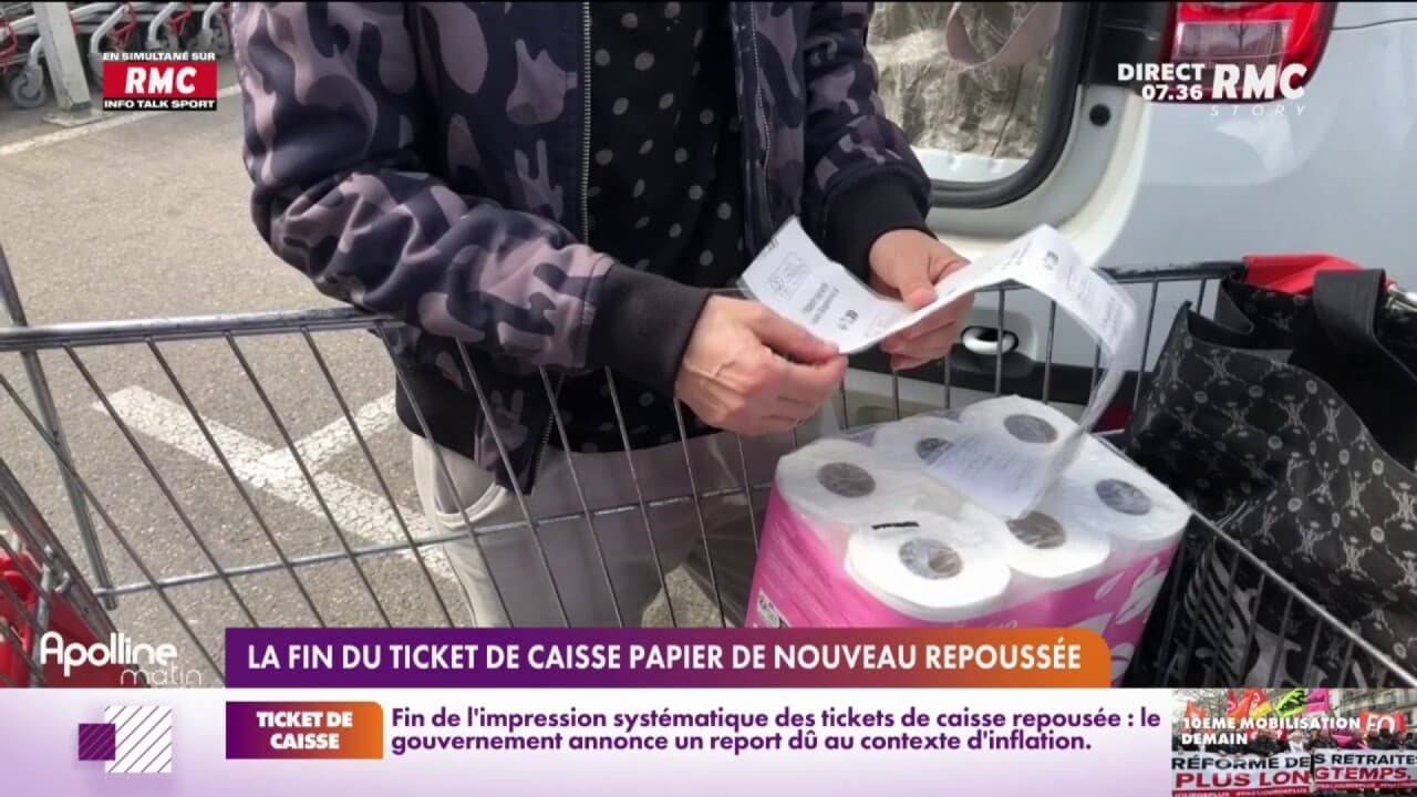 La fin du ticket de caisse papier de nouveau repoussée