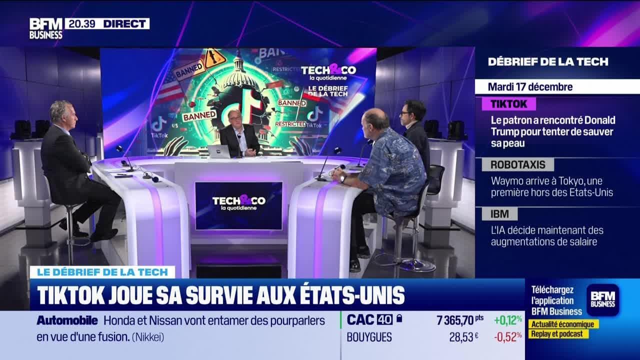 TikTok joue sa survie aux États-Unis - 17/12