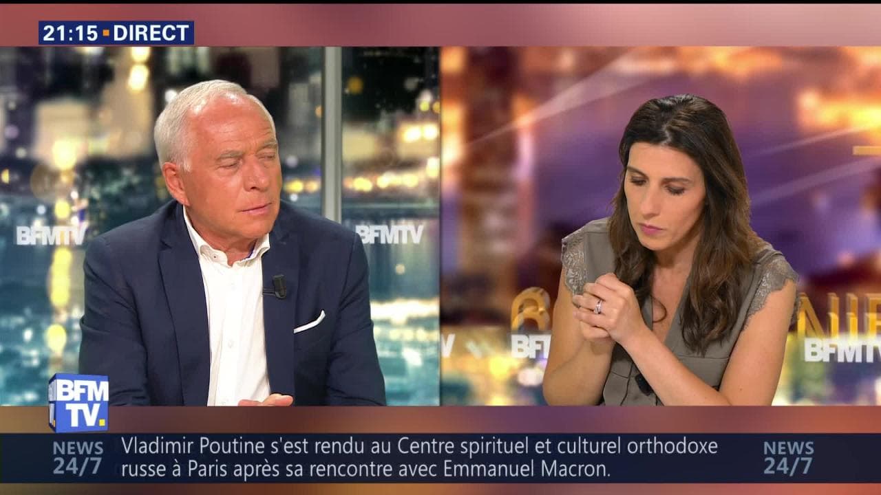 Première rencontre entre Emmanuel Macron et Vladimir Poutine au château ...