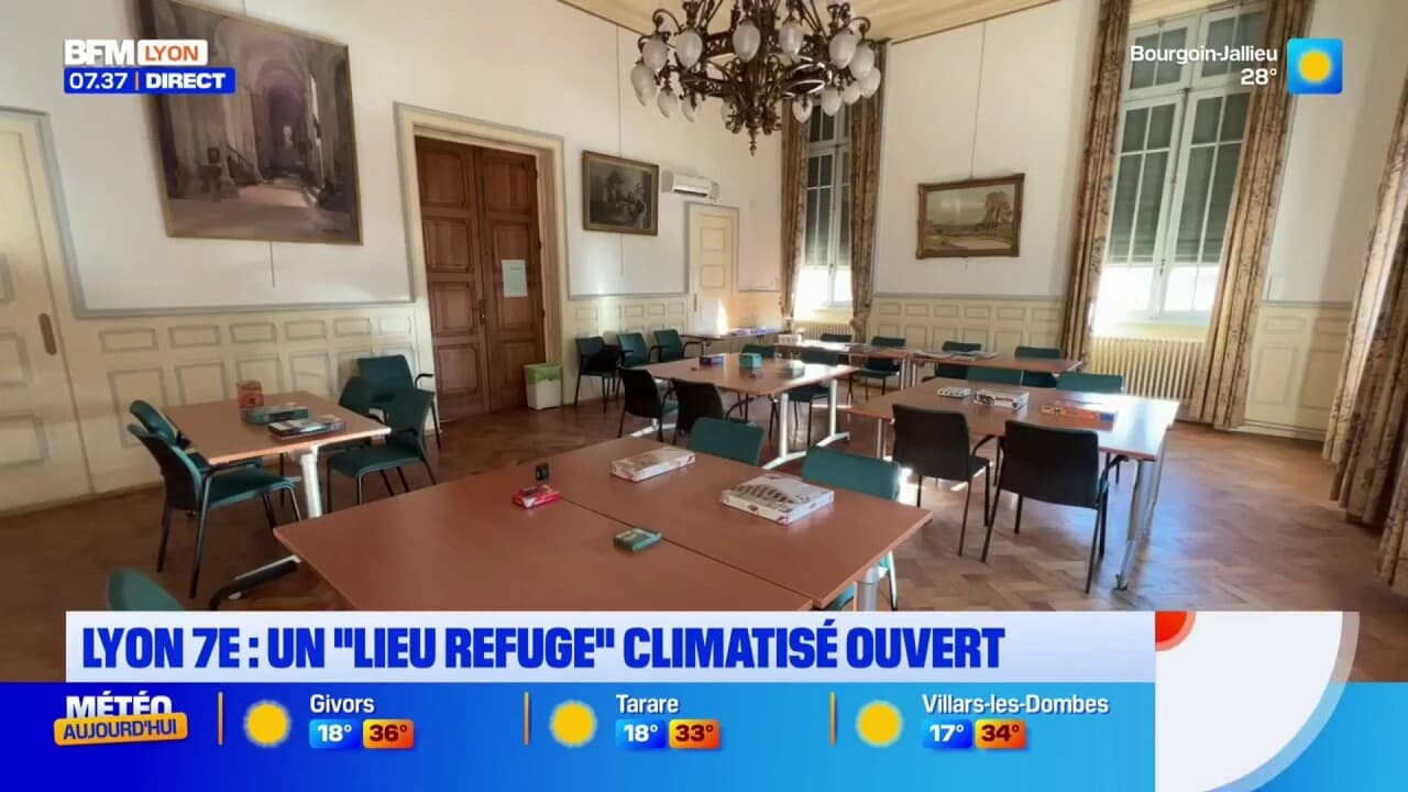 Lyon 7ème : Un "lieu refuge" climatisé ouvert pour les habitants