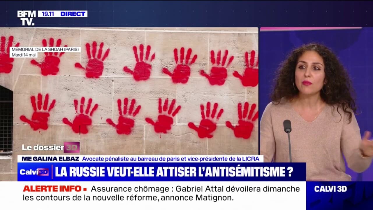 Mains rouges au Mémorial de la Shoah: la vice-présidente de la LICRA ...