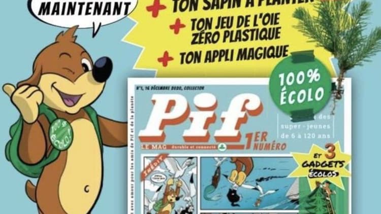 Retour gagnant pour Pif, déjà écoulé à 75.000 exemplaires