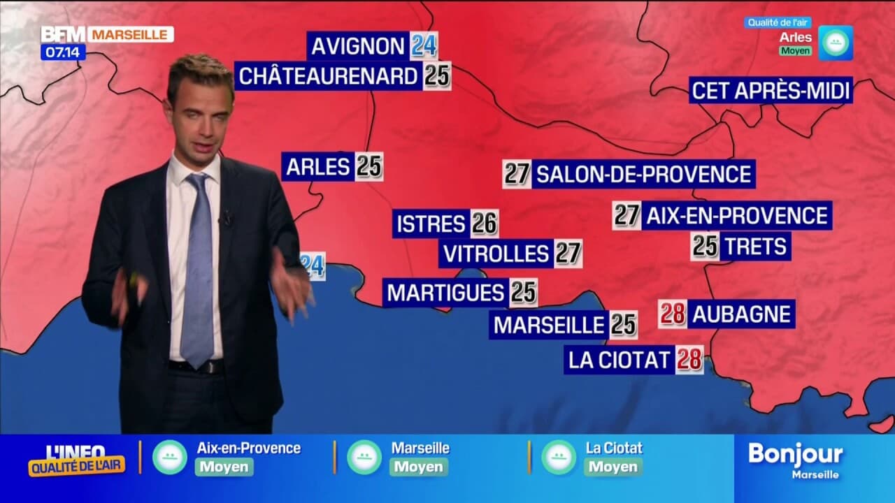 Météo Bouches-du-Rhône: des températures estivales ce mardi avec 28°C à ...