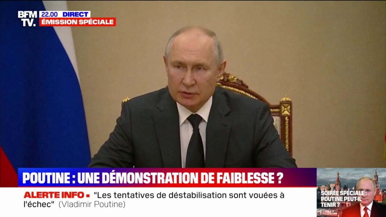 Russie: Vladimir Poutine en réunion avec ses principaux responsables ...