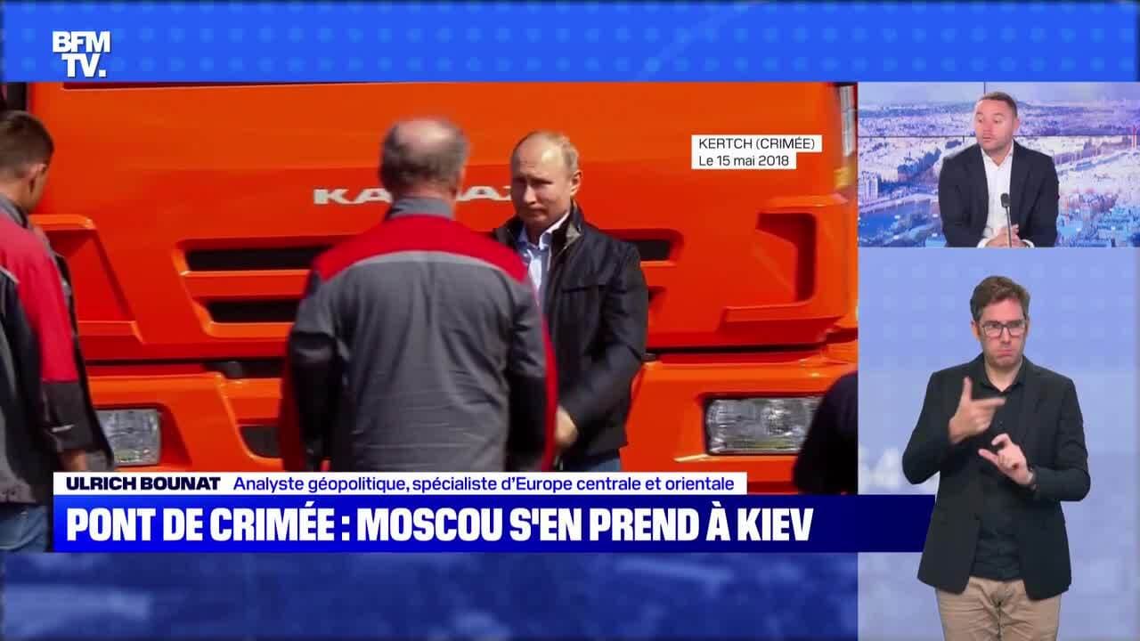Pont de Crimée: Moscou s'en prend à Kiev - 08/10