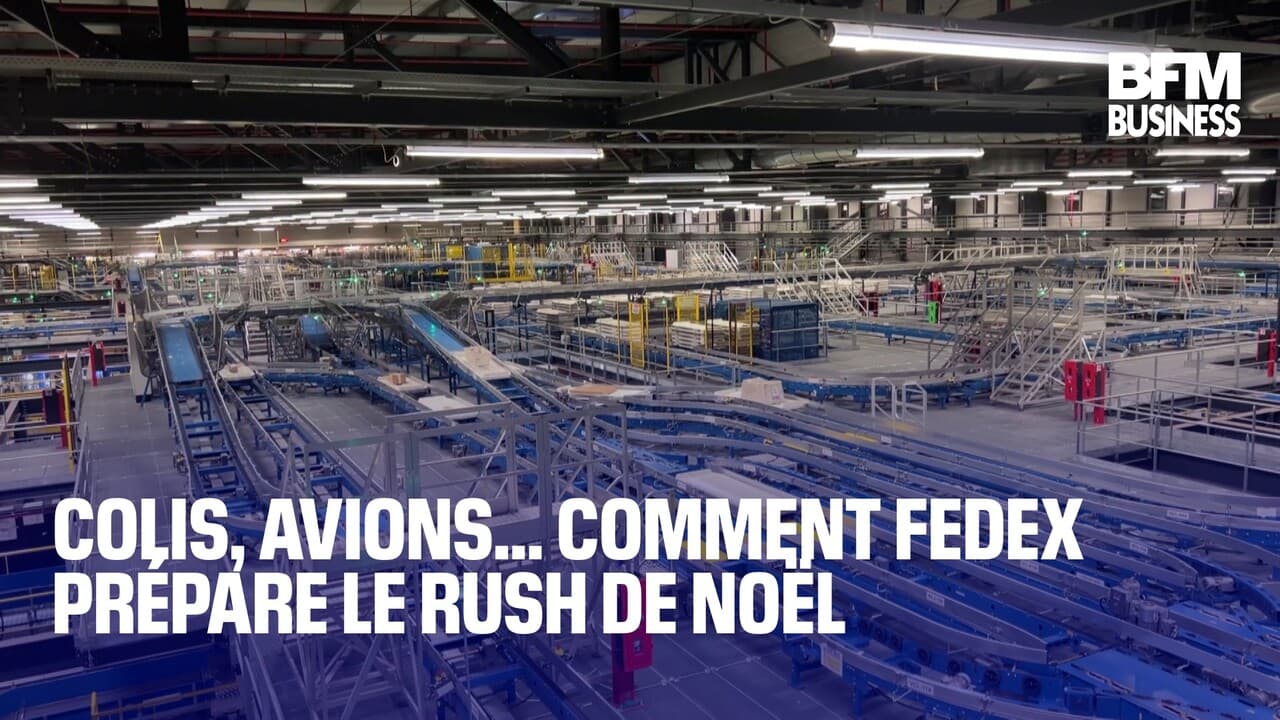 Colis, avions… Comment FedEx prépare le rush de Noël